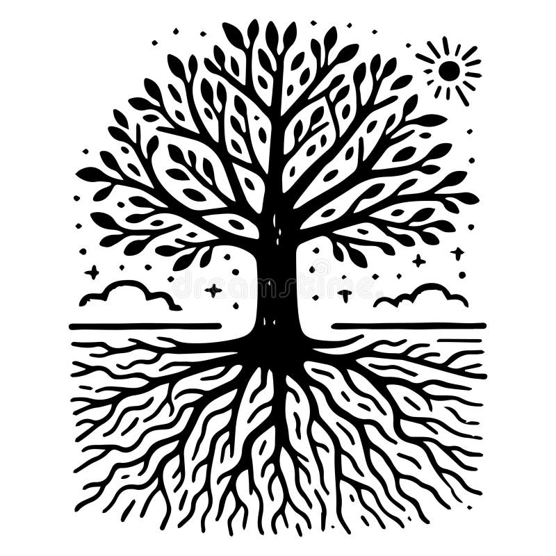 Simple Roots Logo Stock Illustrations – 1,756 Simple Roots Logo Stock ...