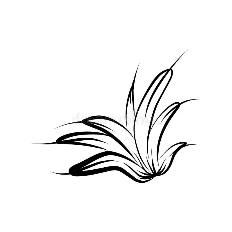 Simple Hand Drawn Vector Drawing in Black Outline. Doodle Style, Ink ... Simple Hand Drawn Vector Drawing in Black Outline. Doodle Style, Ink ...