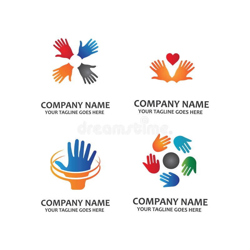 Simple Hand Icon Vector Logo Stock Illustration - Illustration of dirty ...