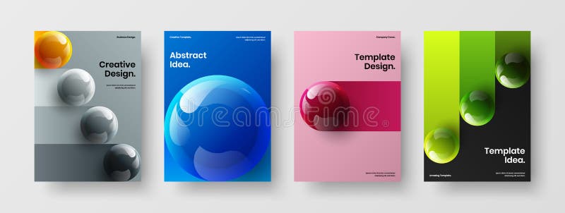 Simple Handbill A4 Vector Design Illustration Composition Stock Vector ...