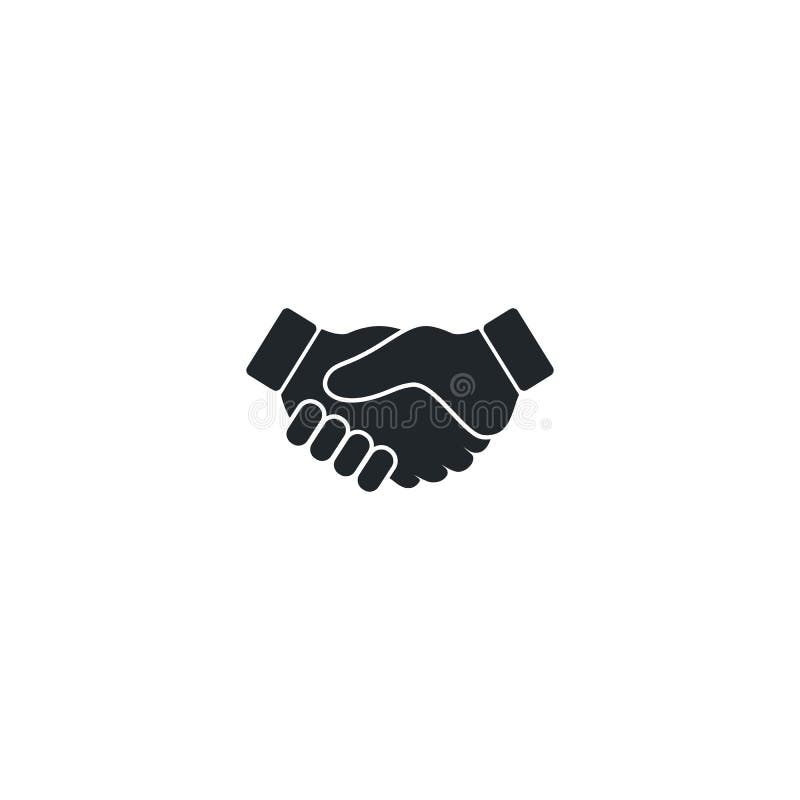 Simple handshake stock illustration. Illustration of employment - 1662477