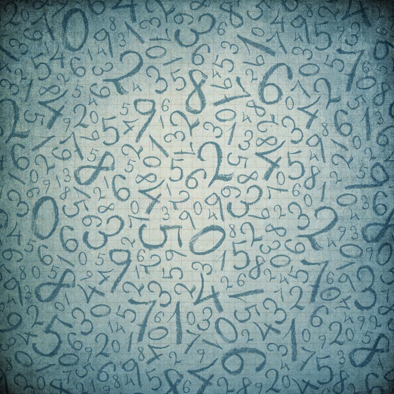 Abstract numbers stock illustration. Illustration of backdrops - 619407