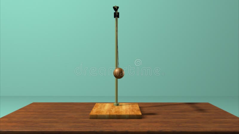 Simple Harmonic Pendullum stock footage. Video of black - 50050784