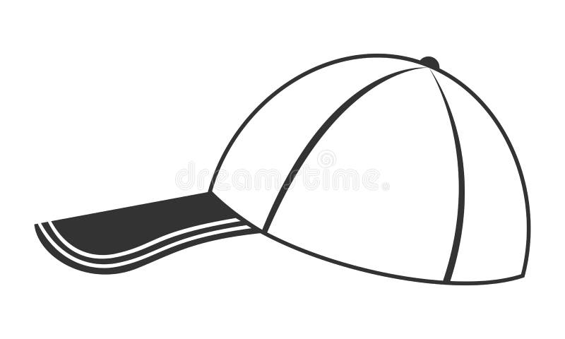 Simple Hat Illustration Vector Design Stock Vector - Illustration of ...