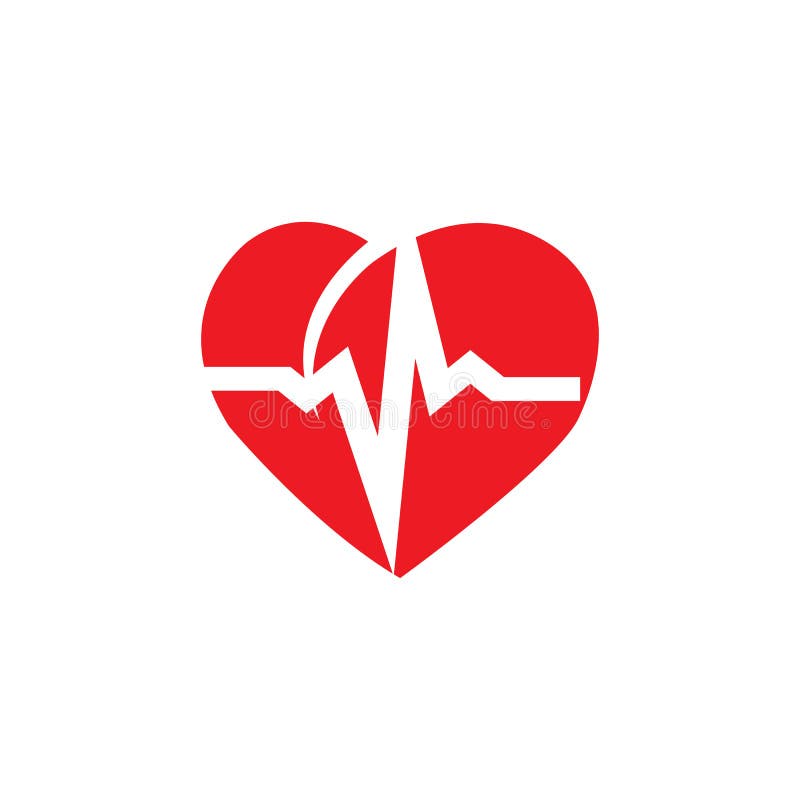 Simple Health Icon Vector Logo Stock Illustration - Illustration of ...