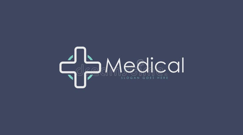 Simple Health Logo Template Vector Stock Illustration - Illustration of ...