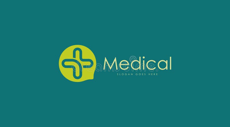 Simple Health Logo Template Vector Stock Illustration - Illustration of ...