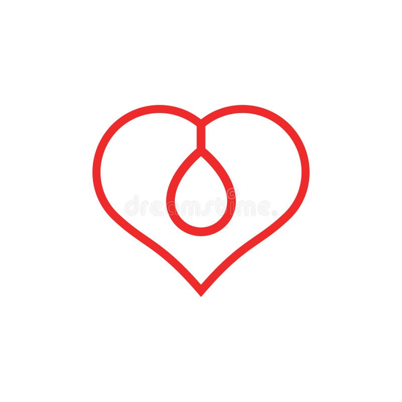 Simple Heart Design. Vector Illustration Decorative Design Stock Vector ...