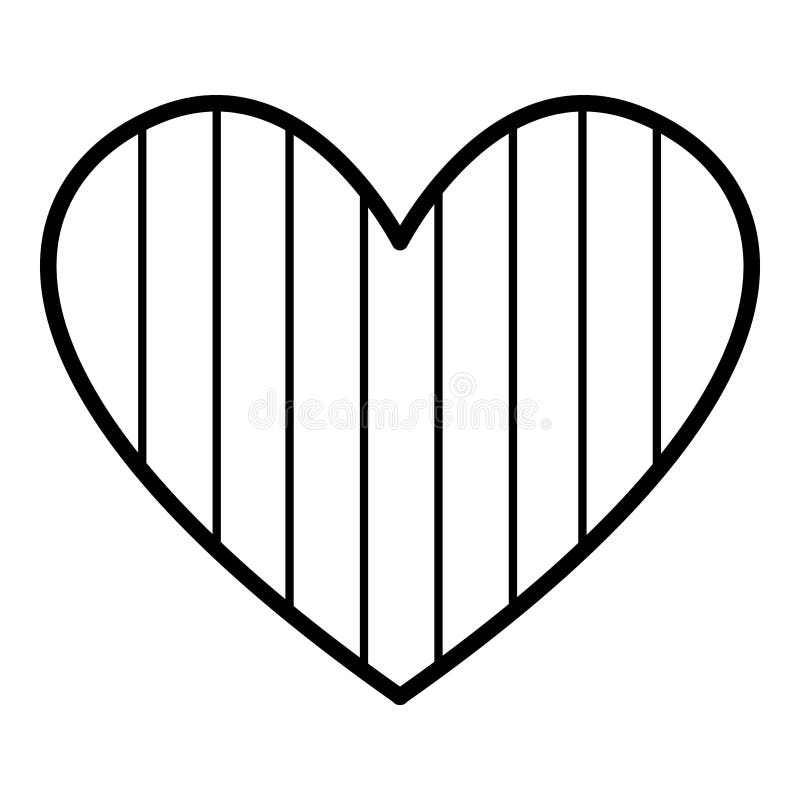 Simple heart icon stock vector. Illustration of love - 257646041