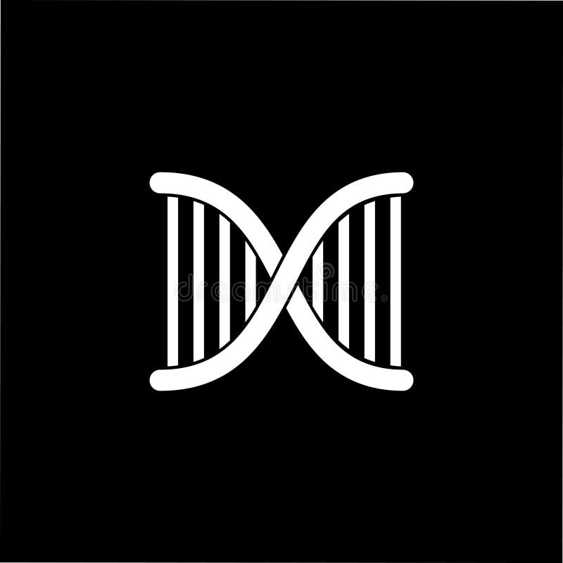 Dna Helix Symbol Logo Vector Stock Vector - Illustration of genetic ...
