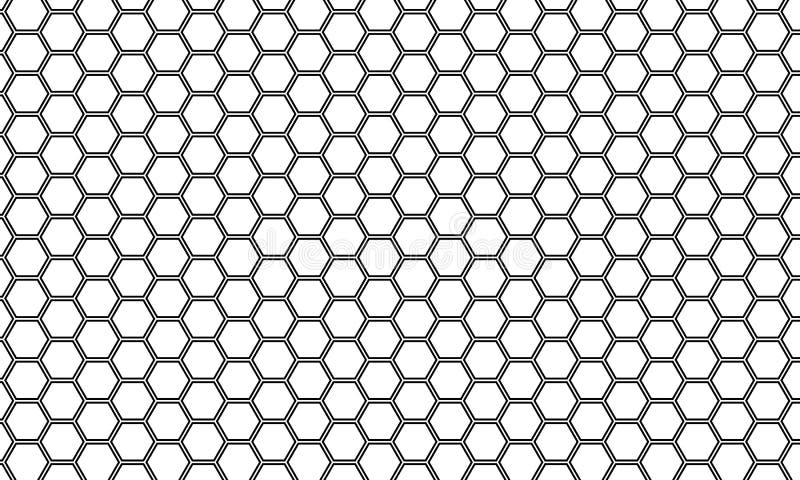 Simple Hexagonal Pattern Design Background Stock Vector - Illustration ...
