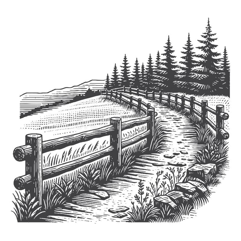 Simple Hiking Trail Vintage Logo Retro Vector Illustration Design ...