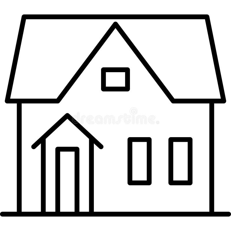 House stock vector. Illustration of hotel, house, mortgage - 268579781