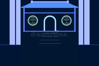 Simple House Design in Cartoon Style Stock Illustration - Illustration ...
