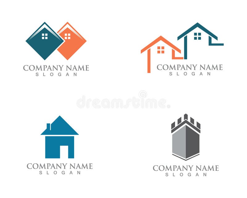 Simple House Home Real Estate Logo Icons Stock Vector - Illustration of ... Simple House Home Real Estate Logo Icons Stock Vector - Illustration of ...