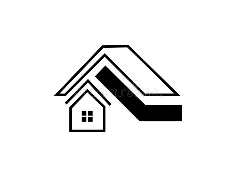Simple house logo stock vector. Illustration of arrow - 321146695