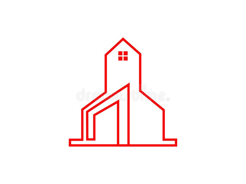 Simple house logo stock vector. Illustration of designer - 321146773