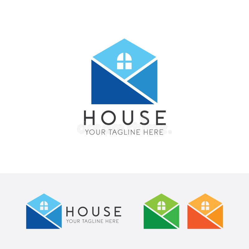Modern house logo stock vector. Illustration of abstract - 94455945