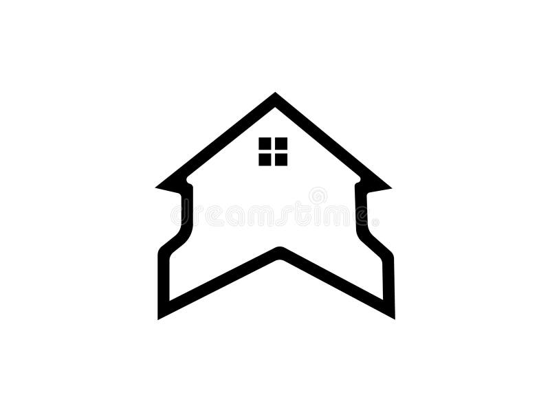 Simple house logo stock vector. Illustration of industrial - 321146779