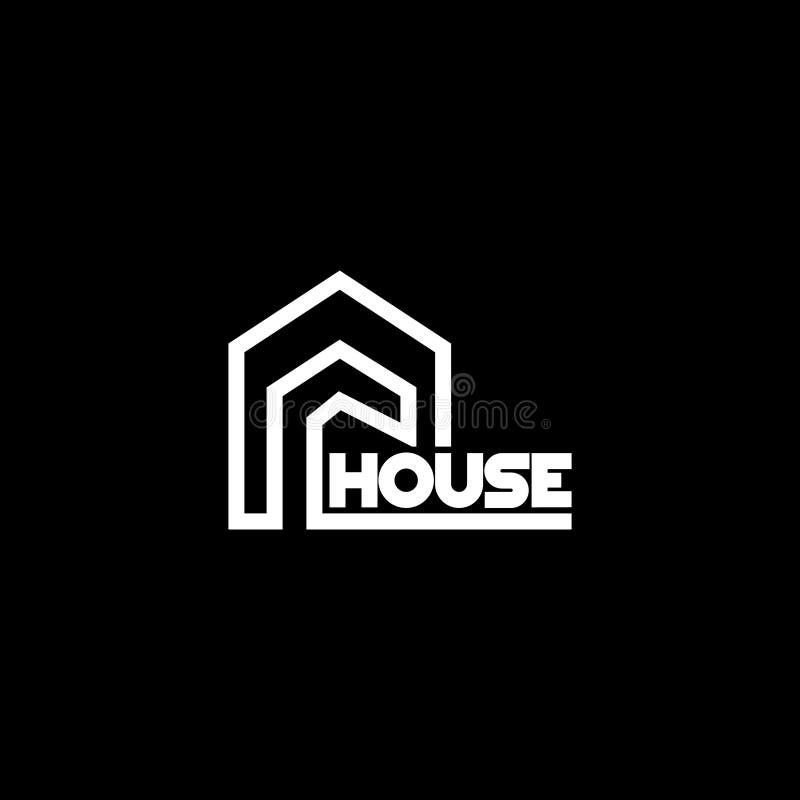 Simple House Logo Template Design Stock Vector - Illustration of logo ...