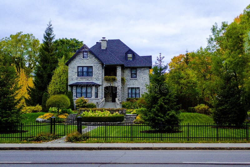 Simple house stock image. Image of montreal, simple - 129237955