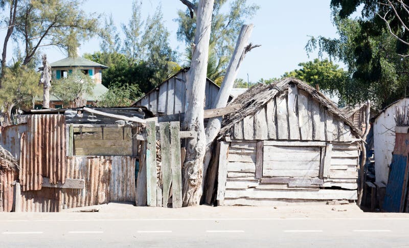 Simple house for the poor stock photo. Image of wood - 162387488
