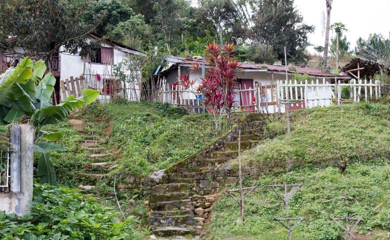Simple houses for the poor stock image. Image of africa - 160442825