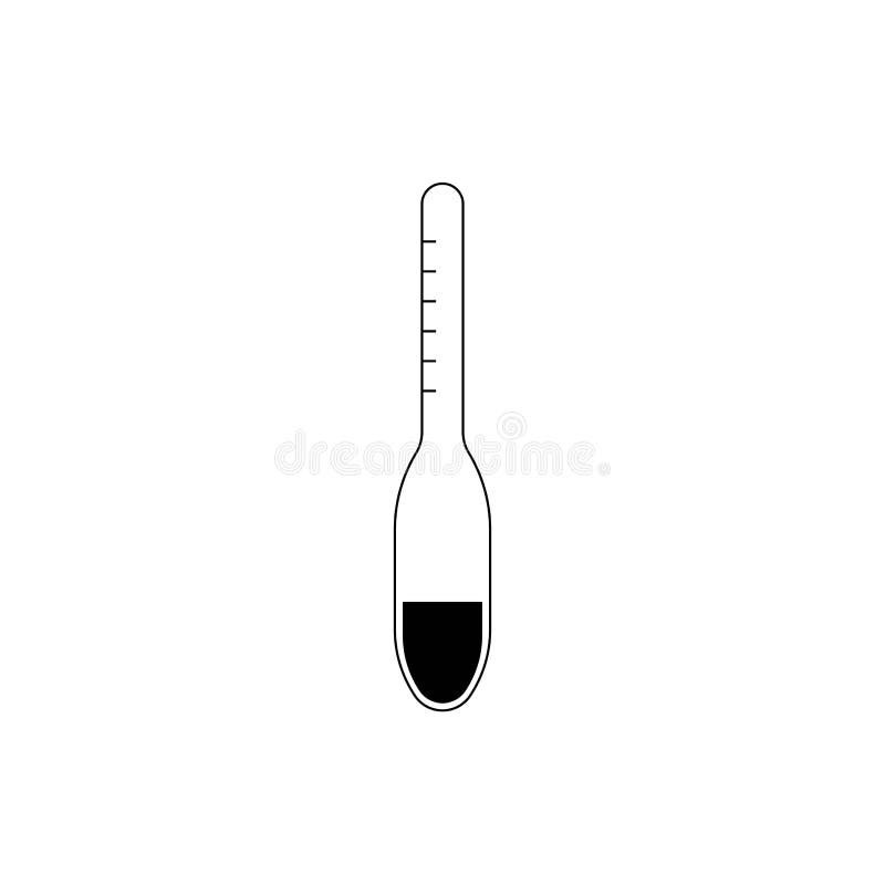 Simple Hydrometer Logo Design Stock Illustration - Illustration of ...