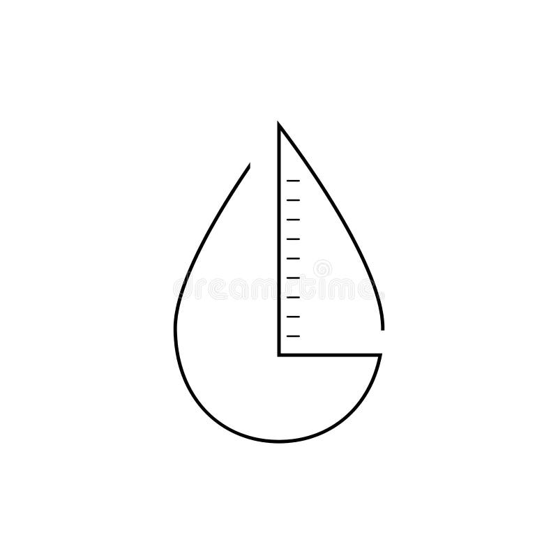 Simple Hydrometer Logo Design Stock Illustration - Illustration of ...