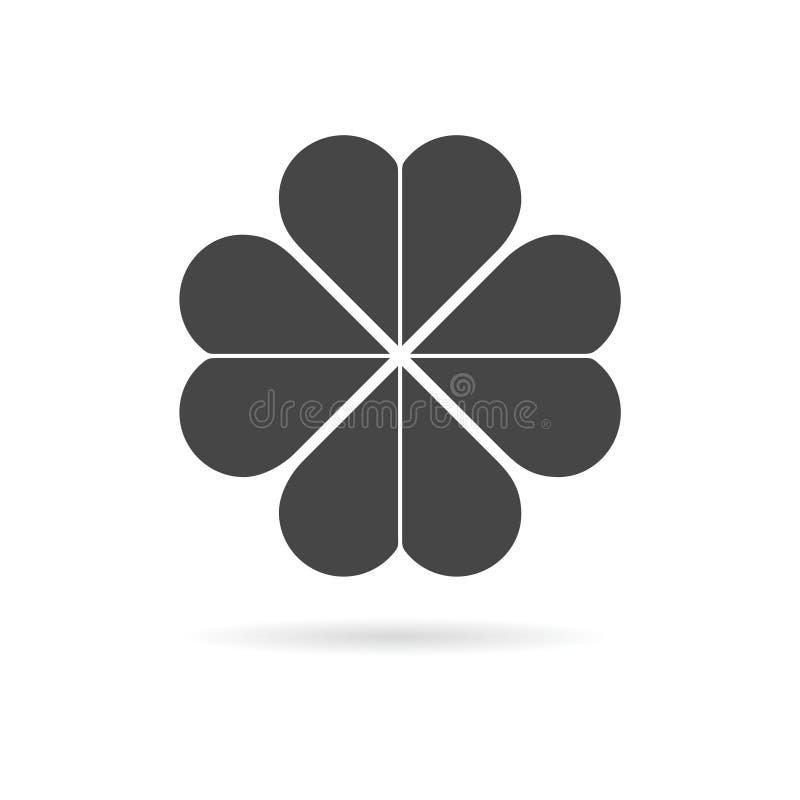 Simple Icon Clover Leaf, Four Leaf Clover Vector Illustration Stock ...