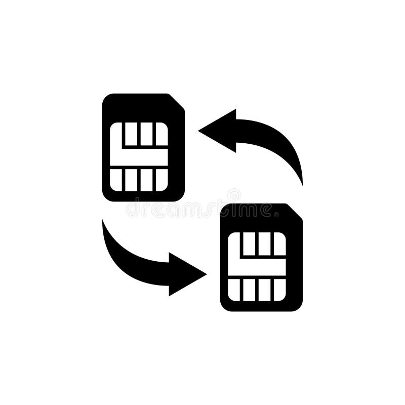 A Simple Icon Depicting the Transfer or Migration of Data between Two ...