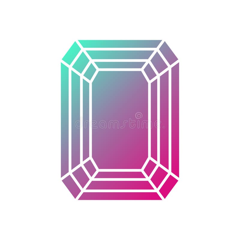Simple Icon Gem Element for Your Design Stock Vector - Illustration of ...