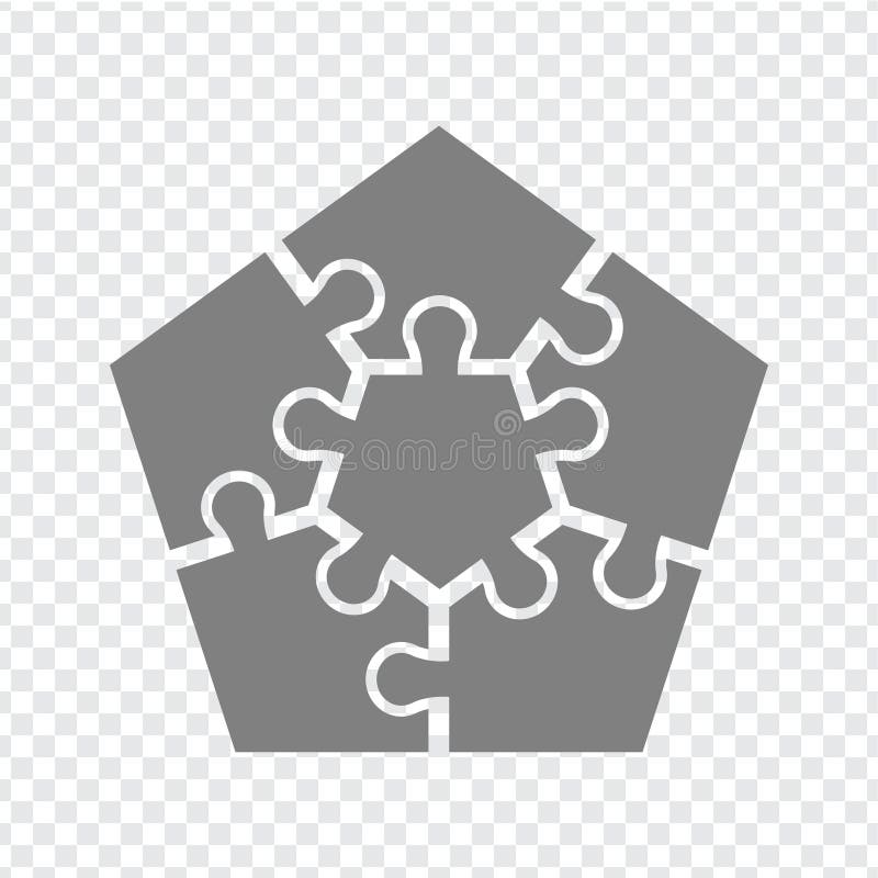 Pentagon Puzzle Stock Illustrations – 363 Pentagon Puzzle Stock ...