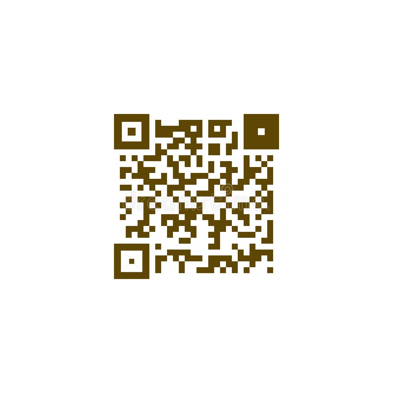 Simple icon QR code stock illustration. Illustration of pattern - 84446086
