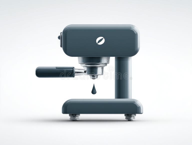 A Simple Icon Representation of a Coffee Machine for Graphic Use Stock ...