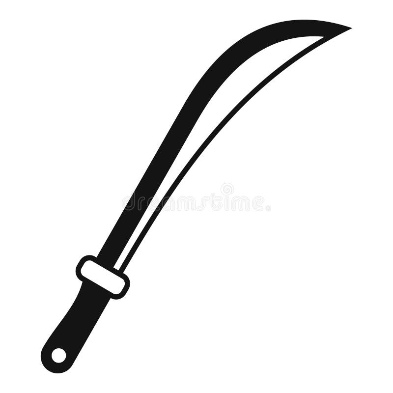 Machete Silhouette Stock Illustrations – 490 Machete Silhouette Stock ...