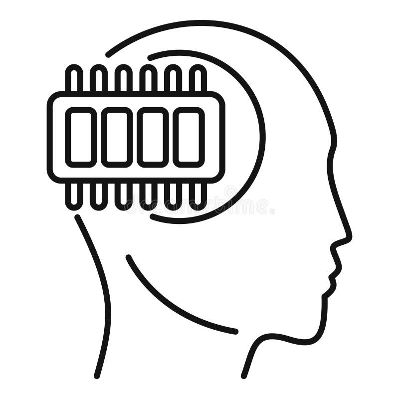 This Simple Icon Represents the Concept of Artificial Intelligence ...