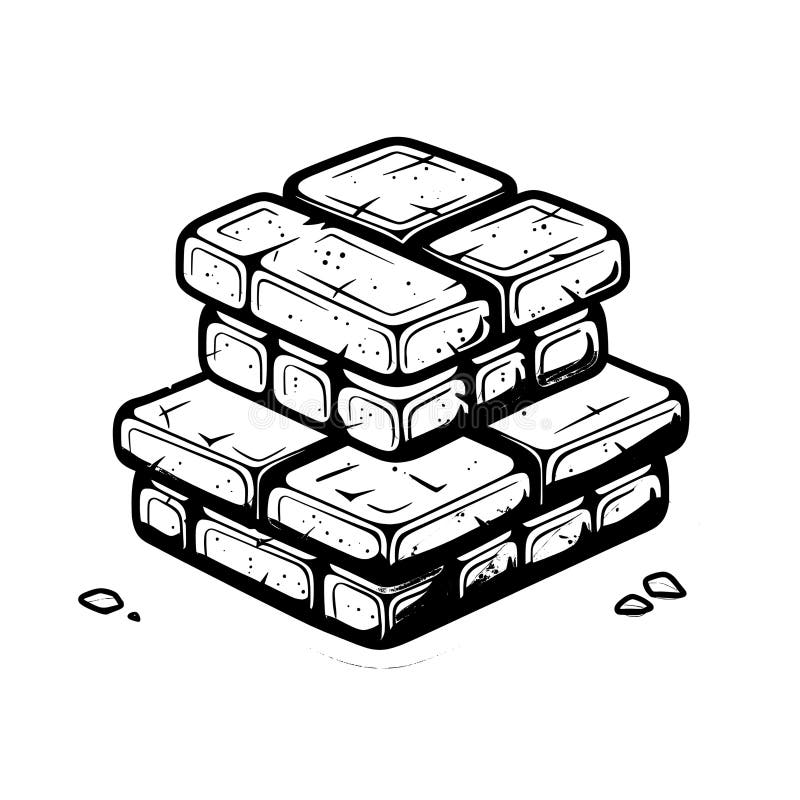 Brick Line Art Stock Illustrations – 60,843 Brick Line Art Stock ...