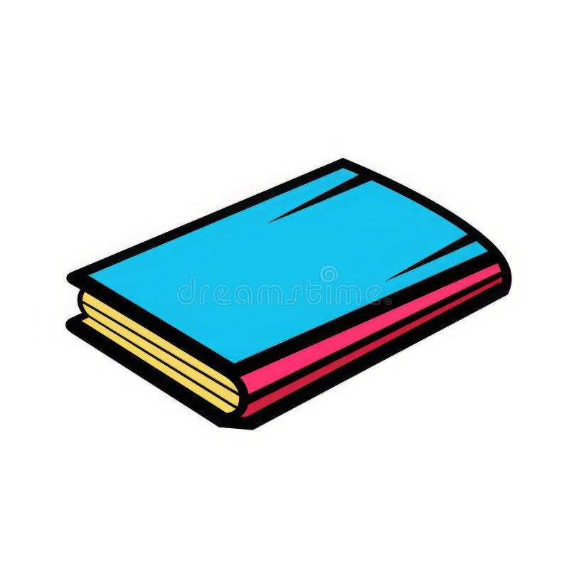 Simple Iconic Graphic Novel Style Book Illustrations Design Stock ...