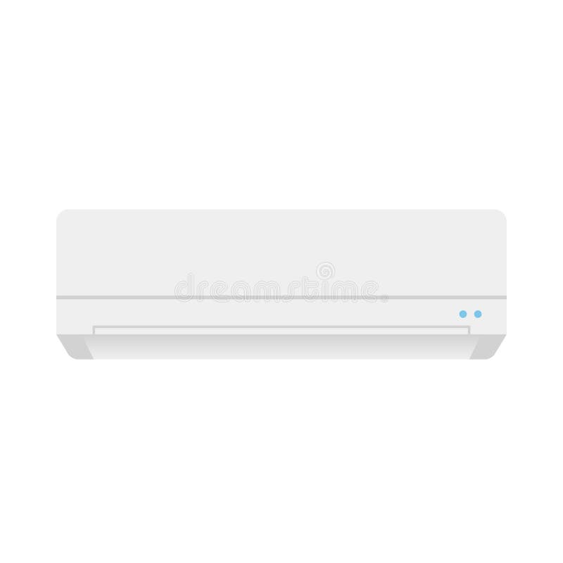 Simple Illustration _ Air Conditioner Stock Illustration - Illustration ...