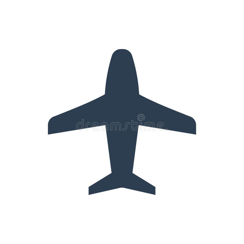 Airplane flight icon stock vector. Illustration of plane - 123950034