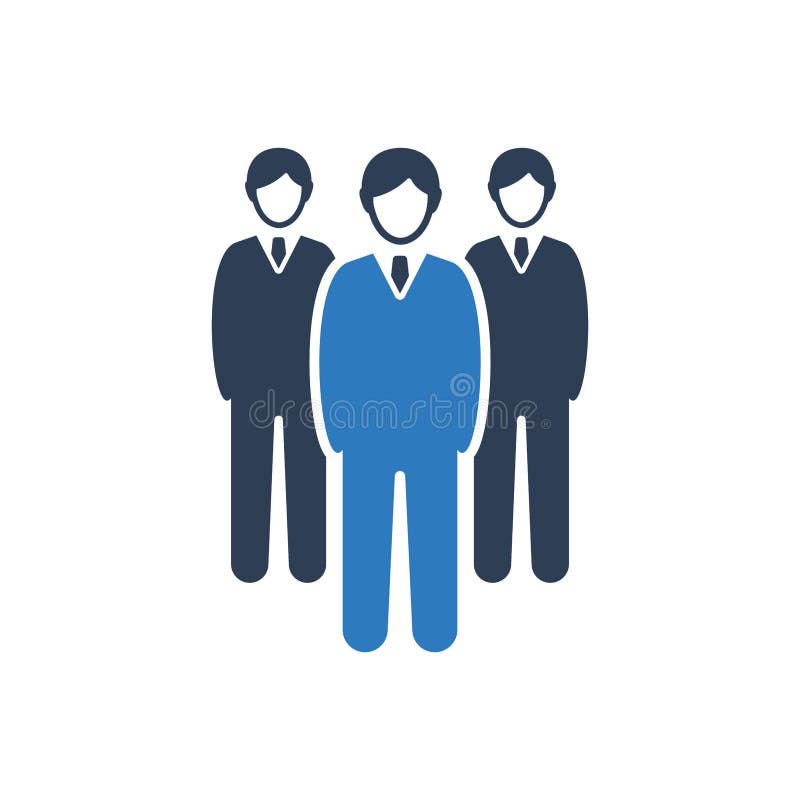 Business Teamwork Icon stock illustration. Illustration of businessman ...