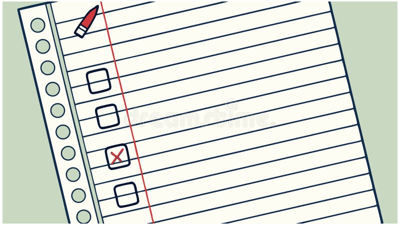 Incomplete Checklist Stock Illustrations – 62 Incomplete Checklist ...