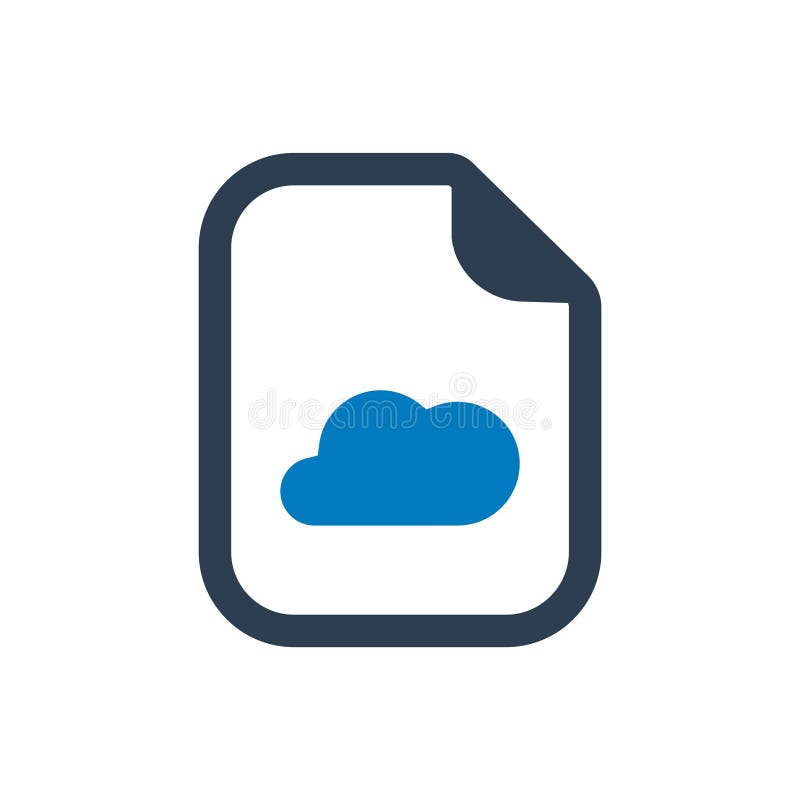Cloud File Upload Icon stock vector. Illustration of storage - 120275002