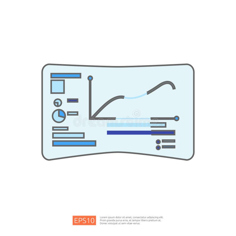 A Simple Illustration of a Digital Dashboard Displaying Graphs and ... A Simple Illustration of a Digital Dashboard Displaying Graphs and ...