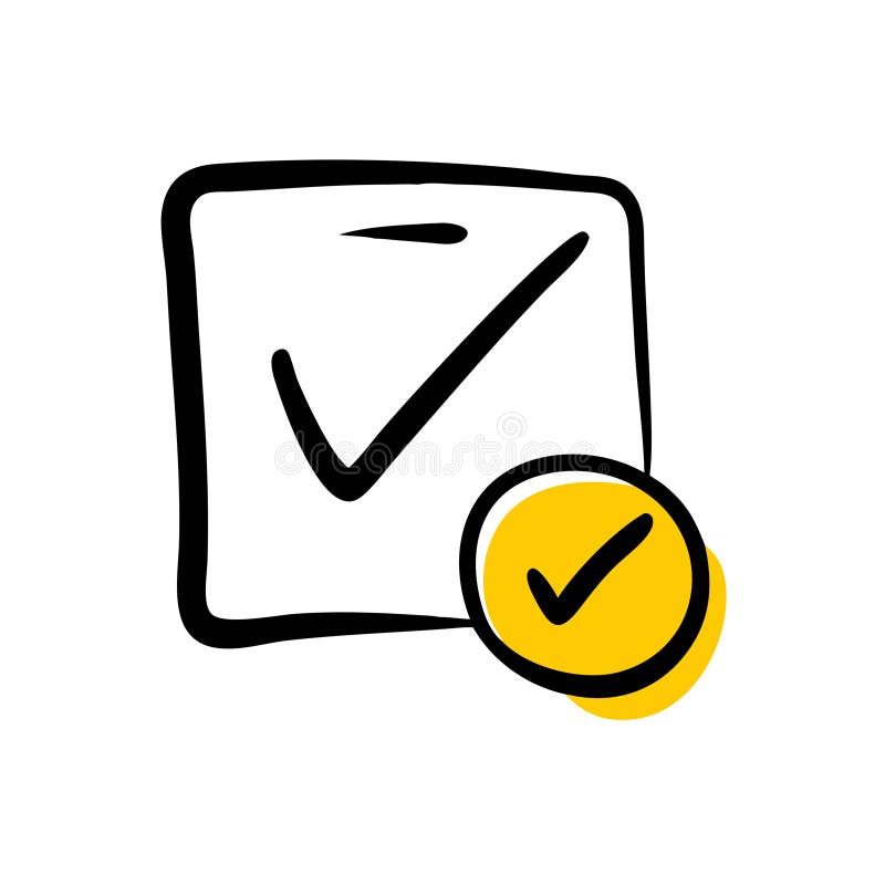 A Simple Illustration Features a Computer Monitor with a Large Black ...