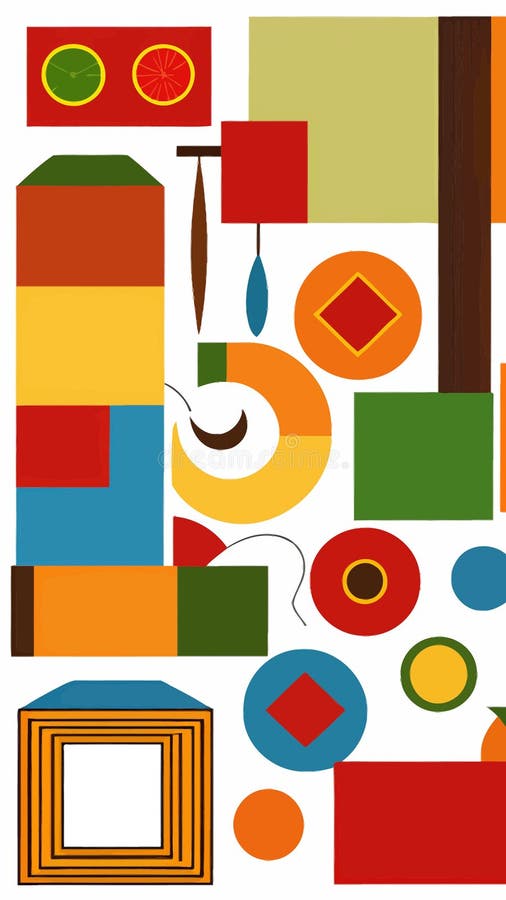 Vector Color Block Background Design Layout Material Stock Vector ...