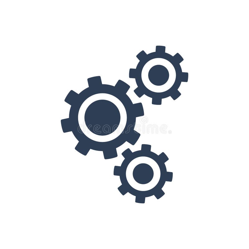 Gears,Technical Service Icon Stock Illustration - Illustration of icon ...