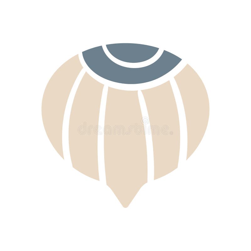 Simple Illustration of Hand-drawn Hazelnut Nut Stock Vector ...