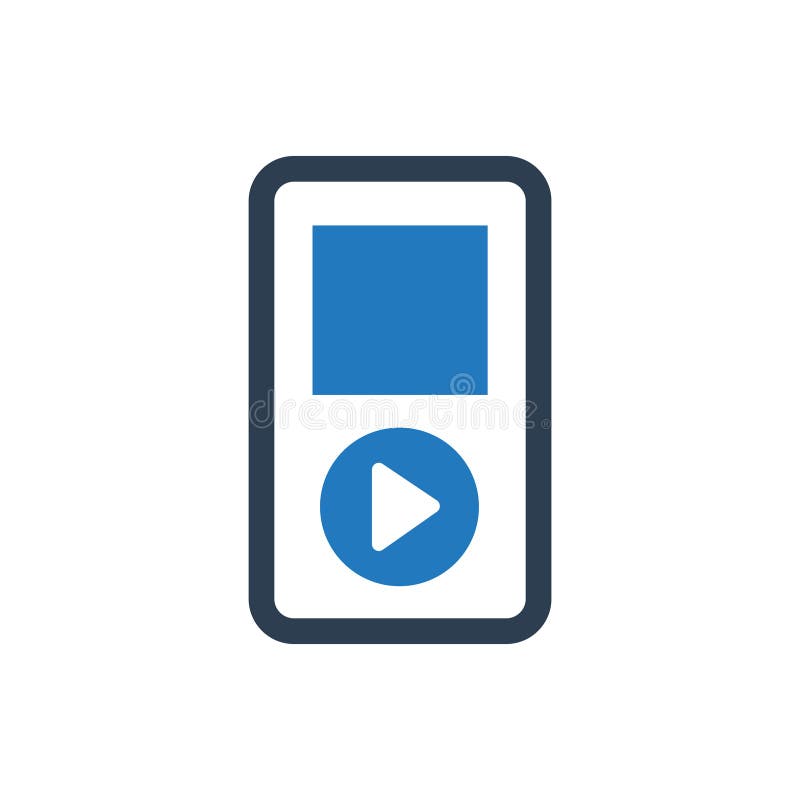 IPod player icon stock vector. Illustration of symbol - 123949956